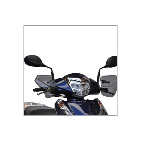 ☆メーカー：旭風防(AF-ASAHI)☆●サイズ:縦190×幅190mm(片側)●材質:PET樹脂●カラー:スモーク【適合】ディオ110/リード125(EBJ-JF58/2BJ-JF45)▽[MS-BODY/スクリーン]