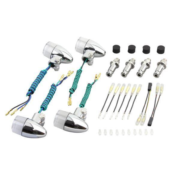 ☆メーカー：POSH(ポッシュフェイス)☆●商品種別：ライト、レンズ > ウインカーASSY■一台分に必要なパーツを全てパッケージングしました■ウインカー本体：アルミダイキャスト製※フロントポジションランプ点灯します※変換コード付き。...