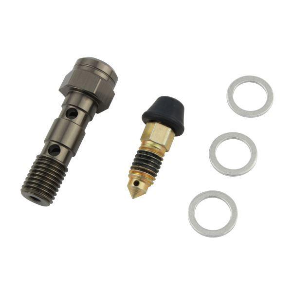 ☆メーカー：POSH(ポッシュフェイス)☆●商品種別：ブレーキパーツ > バンジョーボルト■EARL’Sブレーキホース用■HONDA純正/KAWASAKI純正対応■対応P-1.25（ダブル）■ワンウェイバルブ機構内蔵のSPEED BR...