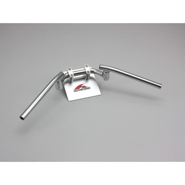 ☆メーカー：ハリケーン(大阪単車用品工業)☆◆タイプ：クロームメッキ◆スチール製 外径φ22.2mm 内径φ17.6mm ホルダー部取付幅80mm◆汎用タイプ 絞り角8°、タレ角の調整が可能 オフセット65mm スイッチ穴の加工が必要◆記載...