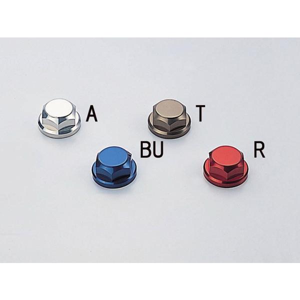 ☆メーカー：ハリケーン(大阪単車用品工業)☆●タイプ：チタンカラーアルマイト●ジュラルミン削り出し ネジ部 M24 P1.0●色落防止UVコート仕上【適合】CB750(92-08/RC42)▼[MS-HANDLE/ステムナット]