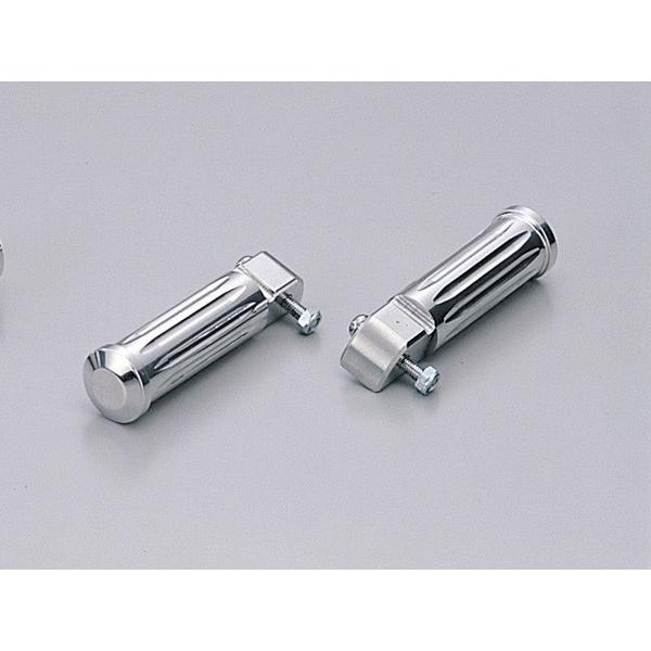 ☆メーカー：ハリケーン(大阪単車用品工業)☆●タイプ：ポリッシュアルマイト●アルミ合金削り出し ポリッシュアルマイト仕上げ●リア用 ビレットタイプ 外径φ26mm ステップ部長さ84mm【適合】ビラーゴ400(87-95)▼[MS-STEP...