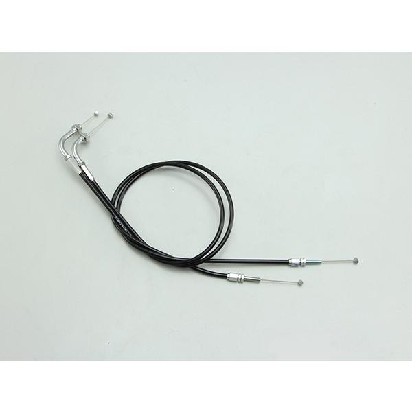 ☆メーカー：ハリケーン(大阪単車用品工業)☆◆種別：スロットルケーブル(純正タイプ/ノーマル長ブラック)[互換純正品番]引側：54012-1004/戻側：54012-1040◆純正互換/ノーマル長のリプレイスケーブルです。使用時はワイヤーオ...