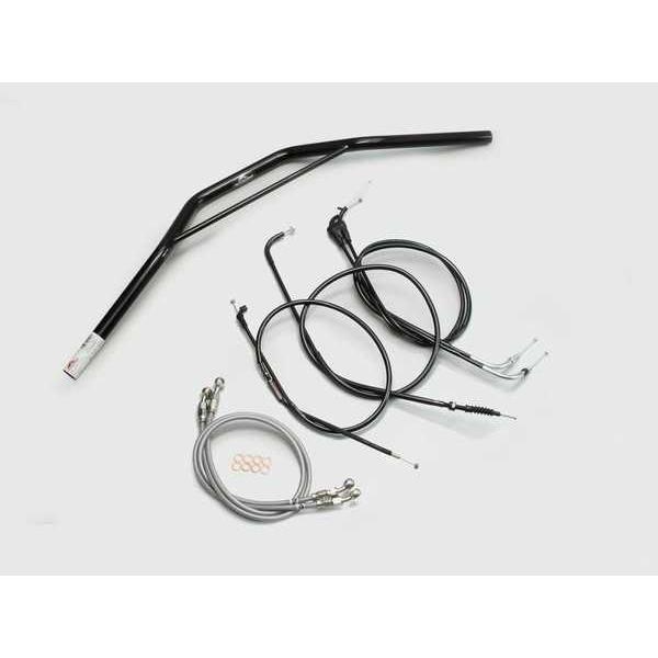 ☆メーカー：ハリケーン(大阪単車用品工業)☆●ハンドルバーと必要なケーブル/ホース類のSET。ハンドルバーにスイッチ穴開け加工が必要。●エンドキャップやグリップなどが別途必要です。メーカーの商品ページ(以下リンク)より詳細をご確認下さい。【...