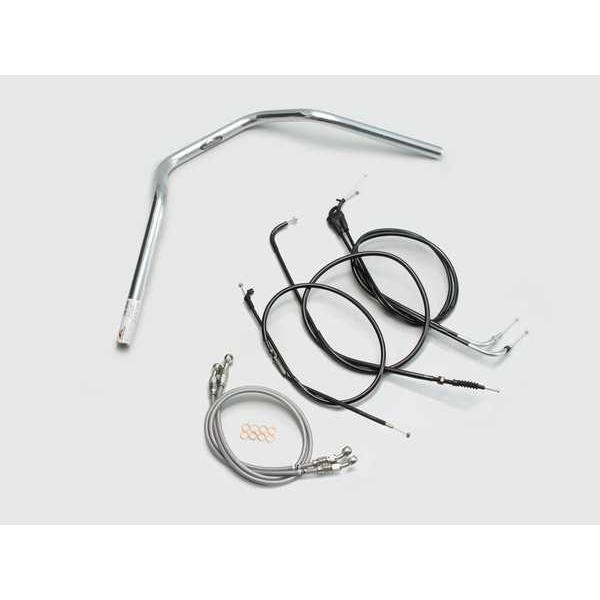 ☆メーカー：ハリケーン(大阪単車用品工業)☆●ハンドルバーと必要なケーブル/ホース類のSET。ハンドルバーにスイッチ穴開け加工が必要。●エンドキャップやグリップなどが別途必要です。メーカーの商品ページ(以下リンク)より詳細をご確認下さい。【...