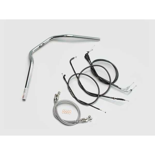 ☆メーカー：ハリケーン(大阪単車用品工業)☆●ハンドルバーと必要なケーブル/ホース類のSET。ハンドルバーにスイッチ穴開け加工が必要。●エンドキャップやグリップなどが別途必要です。メーカーの商品ページ(以下リンク)より詳細をご確認下さい。【...