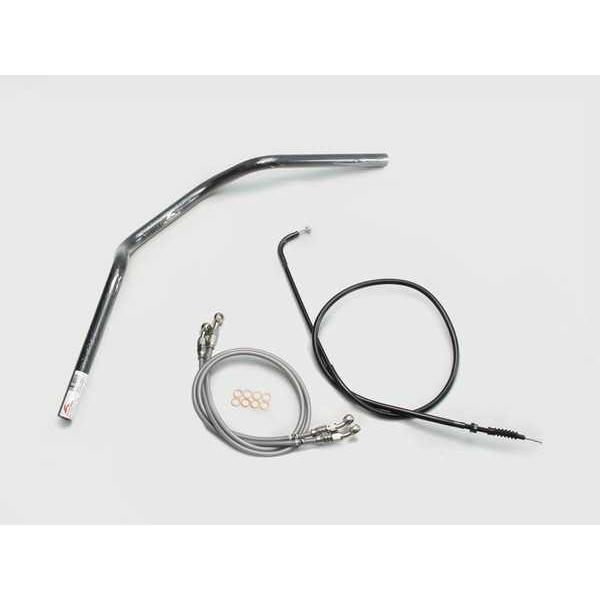 ☆メーカー：ハリケーン(大阪単車用品工業)☆●ハンドルバーと必要なケーブル/ホース類のSET。ハンドルバーにスイッチ穴開け加工が必要。●エンドキャップやグリップなどが別途必要です。メーカーの商品ページ(以下リンク)より詳細をご確認下さい。【...