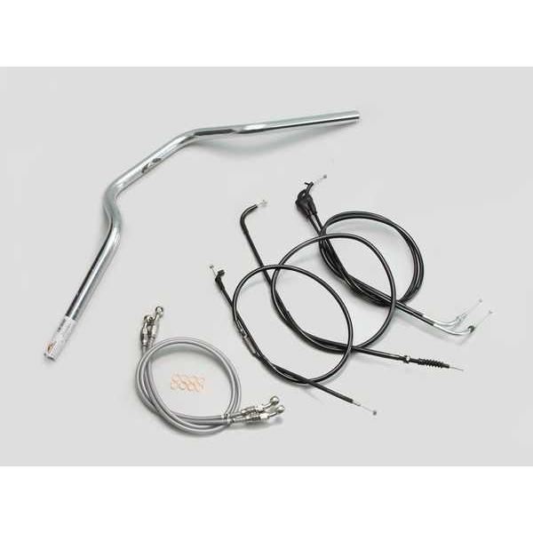 ☆メーカー：ハリケーン(大阪単車用品工業)☆●ハンドルバーと必要なケーブル/ホース類のSET。ハンドルバーにスイッチ穴開け加工が必要。●エンドキャップやグリップなどが別途必要です。メーカーの商品ページ(以下リンク)より詳細をご確認下さい。【...