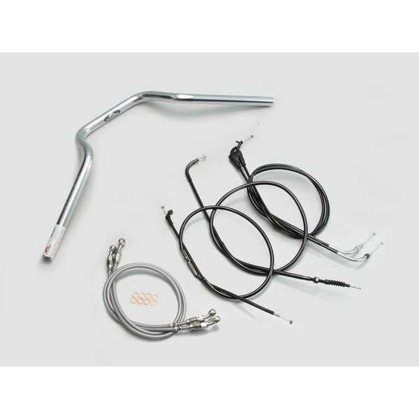 ☆メーカー：ハリケーン(大阪単車用品工業)☆●ハンドルバーと必要なケーブル/ホース類のSET。ハンドルバーにスイッチ穴開け加工が必要。●エンドキャップやグリップなどが別途必要です。メーカーの商品ページ(以下リンク)より詳細をご確認下さい。【...