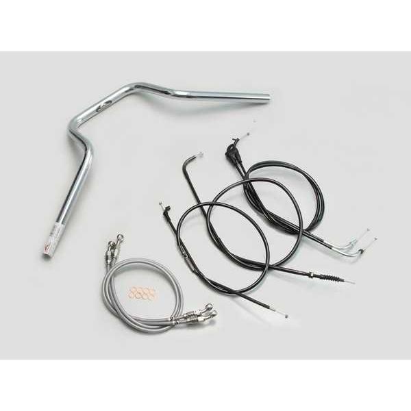 ☆メーカー：ハリケーン(大阪単車用品工業)☆●ハンドルバーと必要なケーブル/ホース類のSET。ハンドルバーにスイッチ穴開け加工が必要。●エンドキャップやグリップなどが別途必要です。メーカーの商品ページ(以下リンク)より詳細をご確認下さい。【...