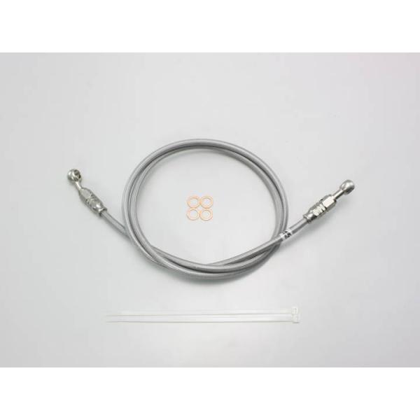 ☆メーカー：ハリケーン(大阪単車用品工業)☆●フルステンレス製(SURE-SYSTEM-LINE)フィッティングとホースの接合部はスエージング式カシメ型●フィッティング：Mタイプ●ホース長：150cm●バンジョー仕様：ステンレス製(クリア)...