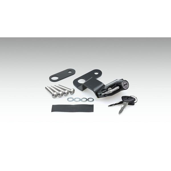 ●商品種別：盗難防止用品>ヘルメットロック、ホルダー外出先等で重宝するヘルメットロックです。ショッピングや観光中にヘルメットをロックする事で、身軽に行動する事が可能になります。※本製品は仮組状態で出荷させていただいております。お取り付...