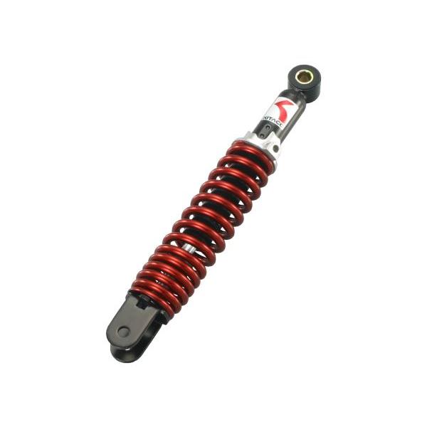 ☆メーカー：キタコ(Kitaco)☆〇仕様：B250C/ブラック・レッド○自由長：260mm○プリロード調整機能：カム式5段○オイルダンパー式キタコオリジナルのオイルダンパーを採用したリヤショックアブソーバーです。培ってきたミニバイクのノウ...