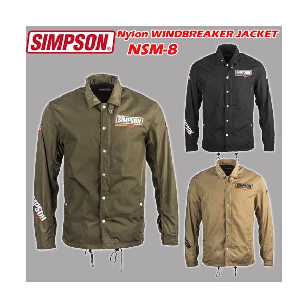 SIMPSON SIMPSON:シンプソン NSM-8 ナイロンジャケット サイズ 信頼