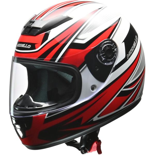 リード工業 2021年発売商品 ホルダーレスシールドモデルMODELLO (モデーロ)カラー：ホワイトサイズ：フリー (57-60cm未満)規格：PSC、SG (全排気量対応)素材：ABS製品実寸：約 H260×W250×D330製品重量：...