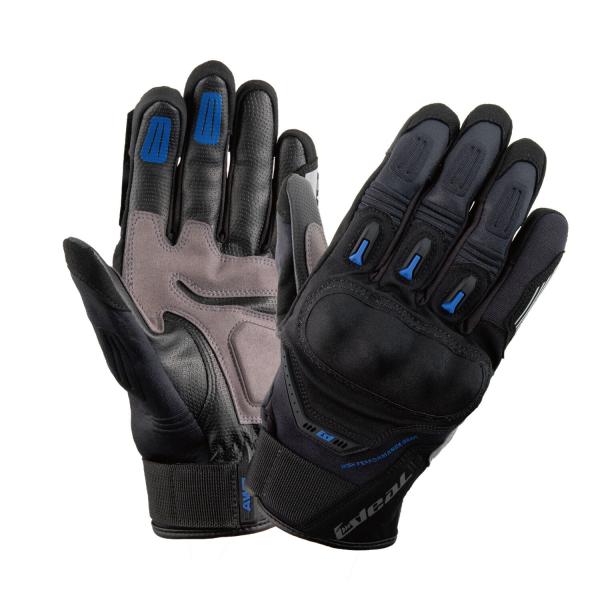 IDEAL初の本格レイングローブ。見た目はシンプルなオートバイグローブですが、ストレッチ性のある防水、防風、透湿フィルムを搭載した3レイヤーの高機能モデルです。手の甲にはインナータイプのナックルプロテクター、掌側にはクッション性に優れたウレ...