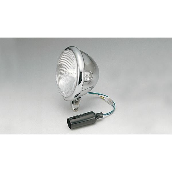 6インチ（実寸5.5)のベーツタイプヘッドライト※本製品は車検非対応となります【色】クロームメッキ【サイズ】本体直径:155mm マウントボルトからの奥行:60【配線】オス端子&amp;H4カプラー【バルブタイプ】T14(H4) P43t-...