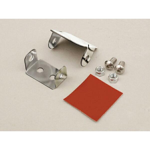 ・貼り付けタイプ・メッキ仕上げ（スチール製メッキ仕上げ）※両面テープまたは別売のミラーホルダー用ステー（64439/67961）との併用により簡単取り付け。