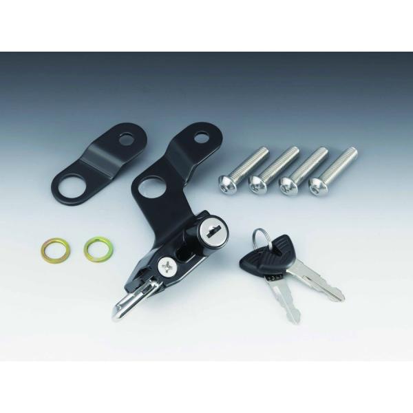 ●車種専用設計につき違和感なく装着。●ヘルメットを取り付けたままでの走行はトラブルに繋がる可能性があるためおやめください。純正タンデムシート併用不可車種適合などGSX1300R