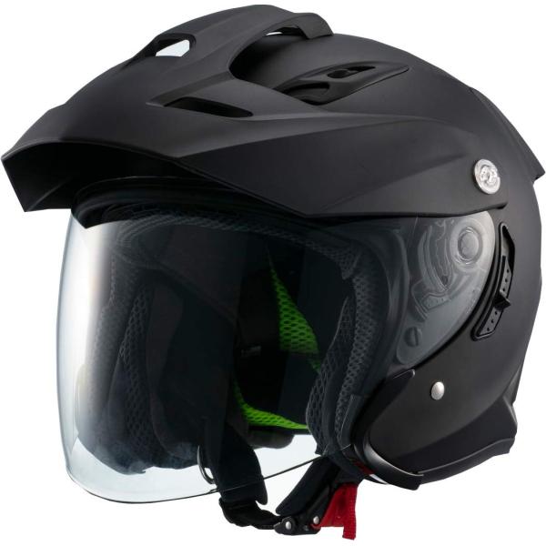 マルシン工業SPORTS LIFE STYLE HELMET (スポーツ ライフ スタイル ヘルメット)TE-1街乗りからロングツーリングまで、様々なライディングシーンにマッチするオープンフェイスヘルメット。通気性を考え抜いたベンチレーショ...