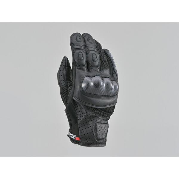 本革の安全性×高通気性HBG-053 スポーツメッシュグローブスポーツタイプの夏用フラッグシップモデル。パンチングゴートレザーとメッシュ生地を使用し高い通気性と安全性を確保。転倒時、手の平の衝撃を滑らせて逃がすパームスライダー装備。タッチパ...