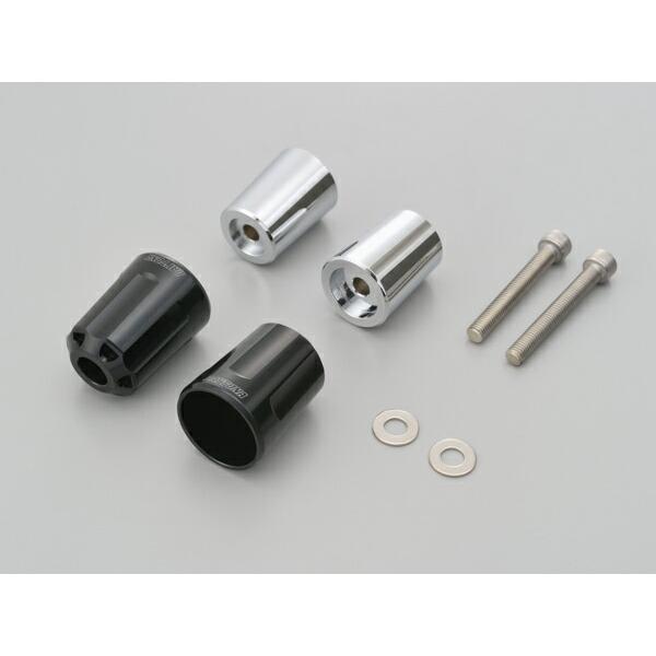 真鍮製の防振ウエイトを内蔵したバーエンド。純正のバーエンドと付け替えるだけで簡単にドレスアップ。外側はアルミ削り出しアルマイト仕上げ。6色のカラーバリエーション。※当社確認車両表内の車種であっても、ハンドル幅（車体最大幅）が変更になるため、...