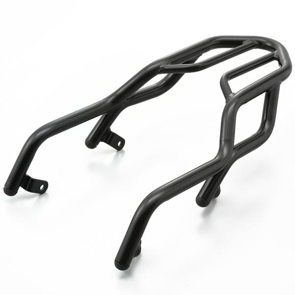 GIVIモノロックケース用リアキャリア。極太インチサイズ(25.4mm)パイプ使用。モノロックケースに付属している汎用ベースで、ボックスの取り付けができます。●モノロック用 汎用ベース対応キャリア●ボックス装着後、最大積載重量：3kg※ サ...