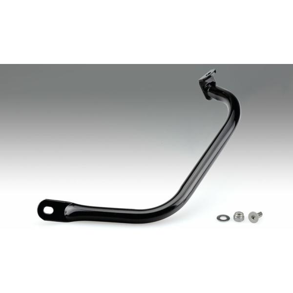 サイドバッグ装着時に、ホイールへの巻き込みリスク軽減に効果的なバッグサポート。車種専用設計により、バランスの取れた装着状態を実現しております。※キジマ製タンデムグリップ・キジマ製リアキャリアとの併用は可能ですが、純正サイドグリップとの併用は...