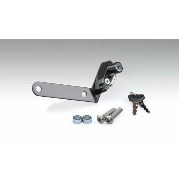 外出先等で重宝するヘルメットロックです。ショッピングや観光中にヘルメットをロックする事で、身軽に行動する事が可能になります。【適合】FXBR(BREAKOUT)18Y-　　FXBB(STREETBOB)18Y-【装着箇所】左側フェンダースト...