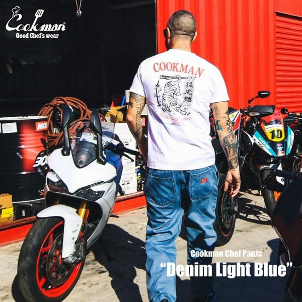 ■メーカー/ブランド：COOKMAN■素材：綿:60%レーヨン:30%ポリエステル:9%セルロース:1%■柄・カラー・生地など：Denim Light Blue【COOKMAN】アメリカ西海岸の料理人仲間が集まり話しました。「僕らが普段キッ...
