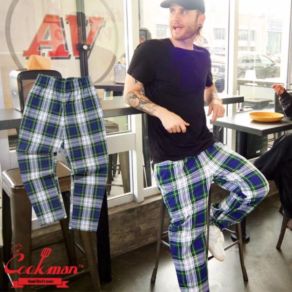 ■メーカー/ブランド：COOKMAN■素材：ポリエステル:65%綿:35%Chef Pants腰周りがゆったりしていて、ウエストは幅広のゴムが使用されているので、リラックスした着用感を実現。裾にかけてテーパードがかかっているので、スッキリと...