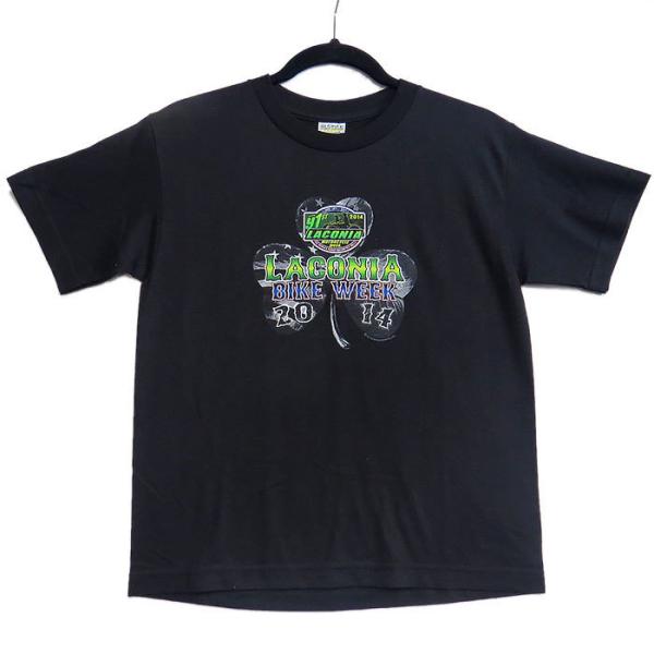 売り切れごめん！在庫限り！バイク ウィーク デッドストックＴシャツ2014 Laconia Motorcycle Week officially licensed product