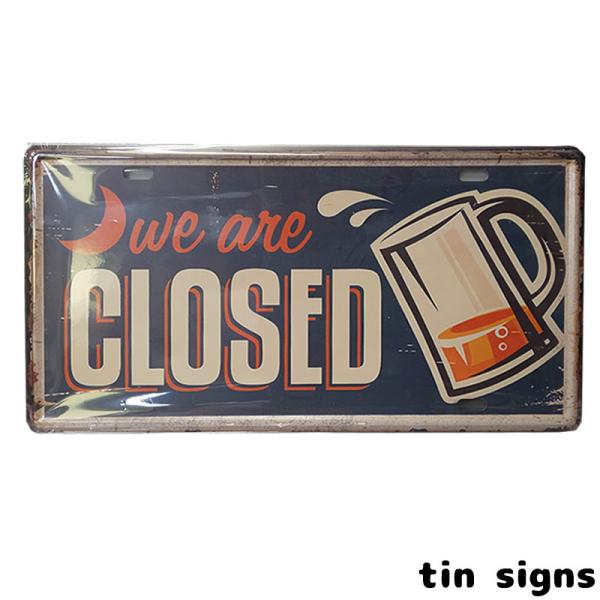 retoro license vintage sign plate