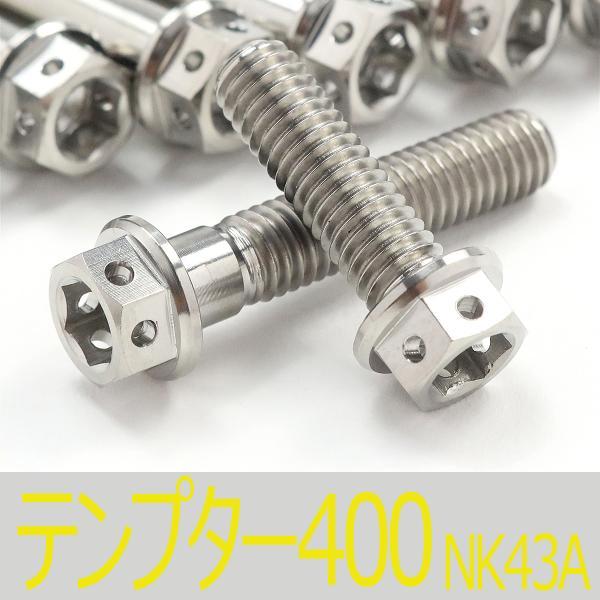 ※ エンジンカバーフルセット売り&amp;各エンジンカバーでのバラ売り、対応しております！ 　ショップ/ストア内検索 or【[車種名] チタンボルト レーススペック】で検索！！ ※こちらの商品はテンプター NK43A/ST400V チタンボ...