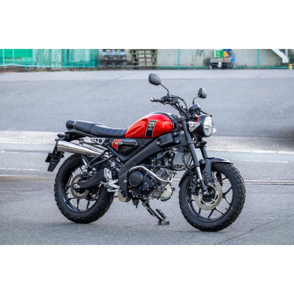 対応車種 [XSR125(24-)/YAMAHA(ヤマハ)]メーカー：OVER Racing -オーヴァーレーシング-[マフラー/フルエキゾースト]・ステンレスエキパイ:Φ27.2-Φ35・ステンレスサイレンサー:ショートメガホン L=29...