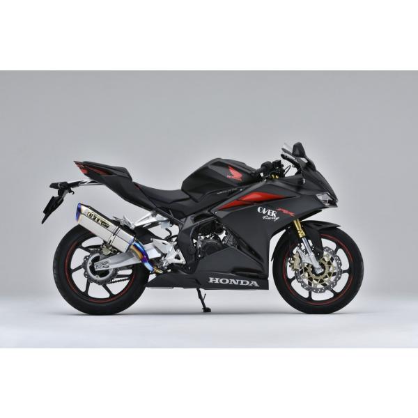 対応車種 [CBR250RR(17-19)/HONDA(ホンダ)]メーカー：OVER Racing -オーヴァーレーシング-[マフラー/スリップオン]スリップオンマフラーチタンテールパイプ:φ50.8-60.5チタンサイレンサー:TT-F-...
