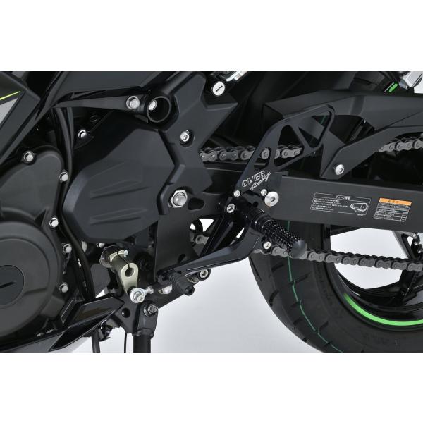 対応車種 [Ninja250(18)/KAWASAKI(カワサキ)]メーカー：OVER Racing -オーヴァーレーシング-[バックステップ]4ポジション40mmBACK/50mmUP40mmBACK/60mmUP30mmBACK/60m...