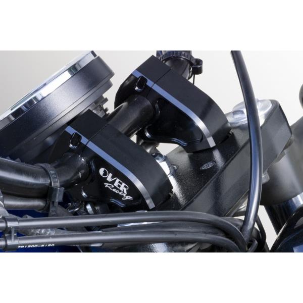 対応車種 [BOLT 14-16/YAMAHA(ヤマハ)]メーカー：OVER Racing -オーヴァーレーシング-[ハンドルライザー]STD比 30mmバック,0mmアップ(STDハンドル使用)ブラックアルマイト仕上げSTDトップブリッジ...