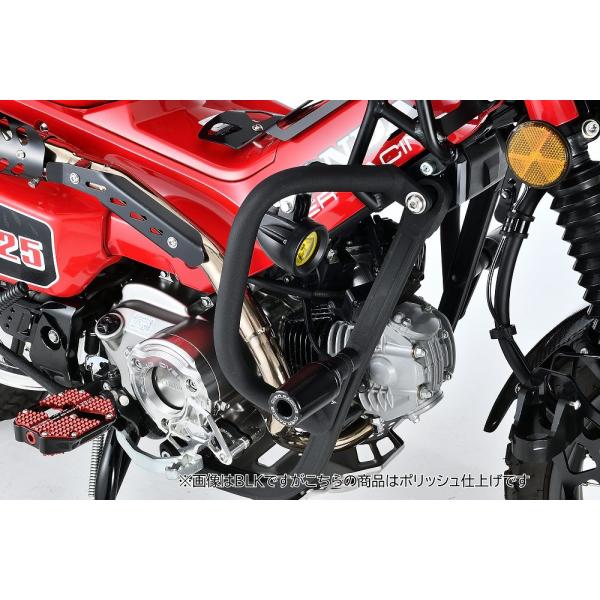 対応車種 [CT125(20-22)(23)/HONDA(ホンダ)]メーカー：OVER Racing -オーヴァーレーシング-※商品画像はブラックですが、こちらのページの商品はポリッシュシルバーになります。・OVER製ダウンチューブ(56-...