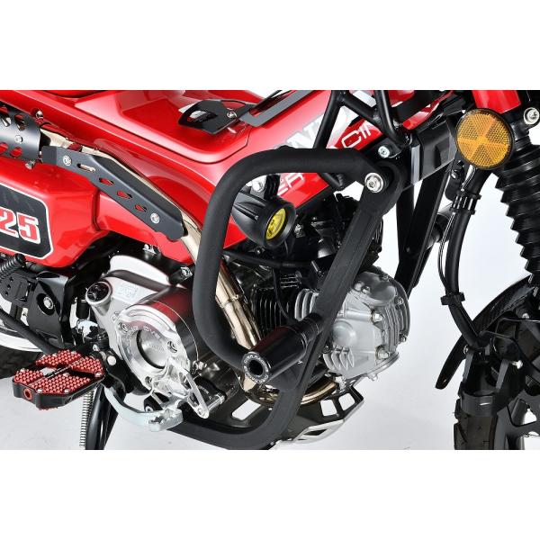 対応車種 [CT125(20-22)(23)/HONDA(ホンダ)]メーカー：OVER Racing -オーヴァーレーシング-・OVER製ダウンチューブ(56-06-01/56-06-01B)専用・左右セット・ブラックパウダーコート仕上げ・...