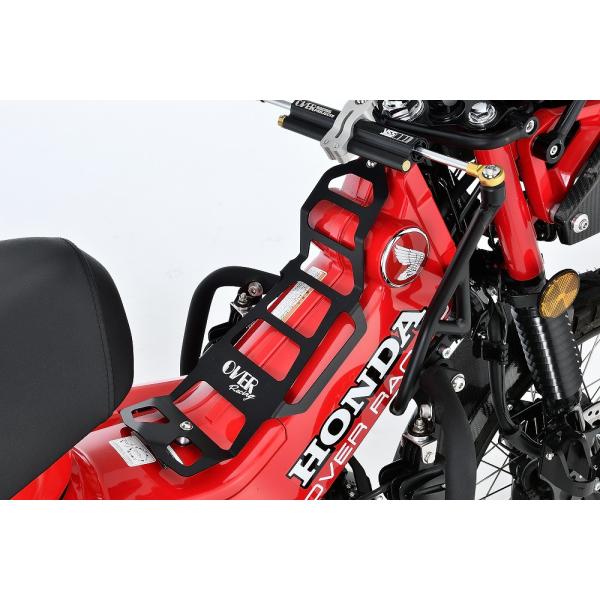 対応車種 [CT125(21-22)(23-)/HONDA(ホンダ)]メーカー：OVER Racing -オーヴァーレーシング-・ボディプロテクター本体・ブラックアルマイト仕上げ※車体を傷などから保護するプロテクターです。荷物を積載しての走...