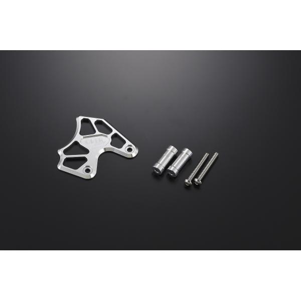 対応車種 [スーパーカブ C125(21-)・CT125(23-)・DAX125(22-)/HONDA(ホンダ)]メーカー：OVER Racing -オーヴァーレーシング-・クラッチカバープロテクター本体・シルバーアルマイト仕上げ