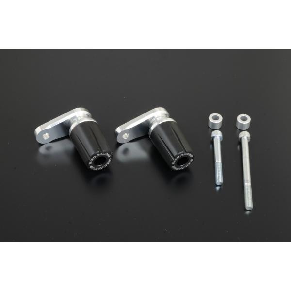 対応車種 [GPZ900R/KAWASAKI(カワサキ)]メーカー：OVER Racing -オーヴァーレーシング-[エンジンスライダー]*左右セット *アルミ削り出しマウンティングキット付属*取り付けボルト類付属 ※画像は、旧サブフレーム...