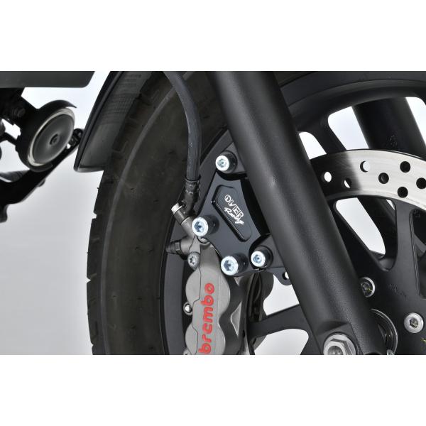 対応車種 [Rebel250・Rebel500/HONDA(ホンダ)]メーカー：OVER Racing -オーヴァーレーシング-[キャリパーサポート]・ブレンボ４P 30/34 40ｍｍキャリパー対応・キャリパー取付け用ボルト付属。・ブラッ...