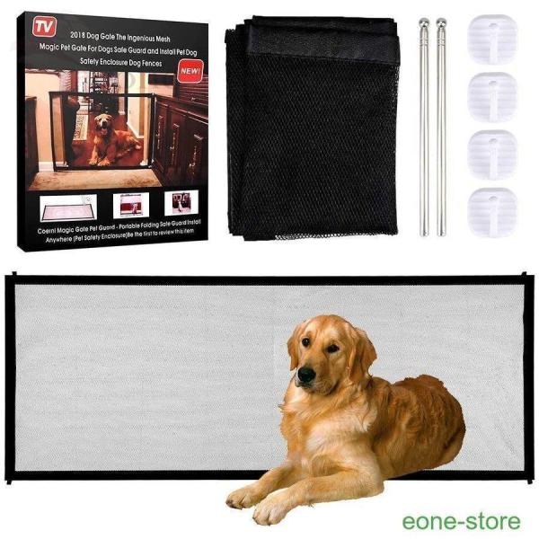 ▼商品説明:★ペットフェンスはペットの乱用に耐える丈夫で厚いメッシュ織布で作られています。★両面ヘビーデューティベルクロ・強力な接着・壁への損傷なし。★非マーキング・取り外し可能な強力な粘着マジックテープ。★未使用時はコンパクトに収納できて...