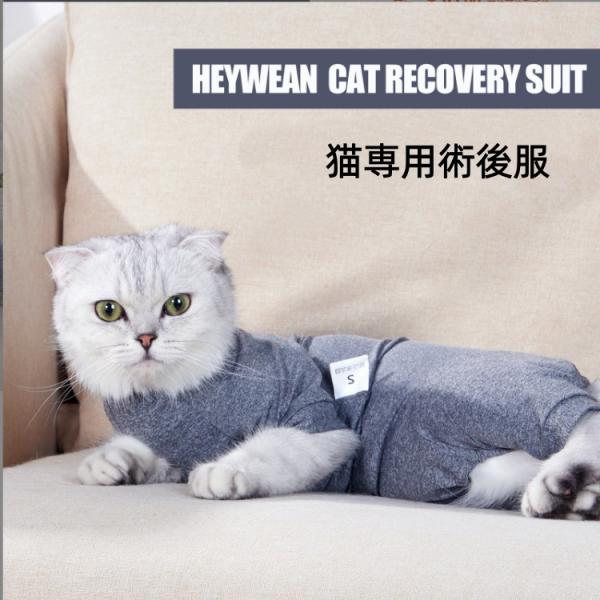 ●猫の去勢避妊手術後や皮膚病の治療中、その他術後の着用猫用の術後服になります。 ●術後の猫に着せて、傷を舐めたり弄らないようにします。 ●やわらかい素材で出来ているため、肌あたりがやさしい！ ●手術後の飲食時や睡眠時、排泄時に邪魔にならず、...