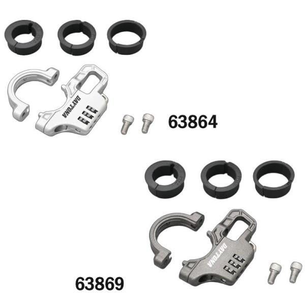 適合車種：汎用品スレンダーヘルメットロック ダイヤルタイプせまいスキマに取り付けできるヘルメットロック。カギが増えないダイヤル式幅12mm（取り付け必要幅13mm）のスリムなヘルメットロック。ロック部は縦方向にスライドするので、コントロール...