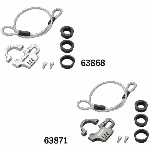 適合車種：汎用品スレンダーヘルメットロック ダイヤルタイプ ケーブル付きせまいスキマに取り付けできるヘルメットロック。カギが増えないダイヤル式幅12mm（取り付け必要幅13mm）のスリムなヘルメットロック。ロック部は縦方向にスライドするので...