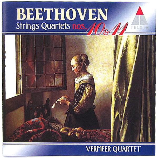 国内盤・帯無し／ベートーヴェン：弦楽四重奏曲第10番『ハープ』&amp;第11番『セリオーソ』／1988年&amp;1989年録音／解説掲載こちらは1999年の発売ですディスクの再生面の縁に目立つキズが5箇所程度あり、レーベル面に汚れあり（...