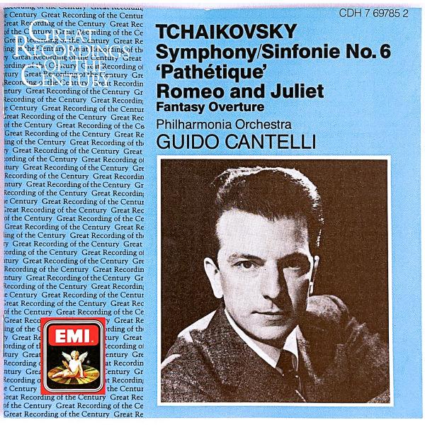 輸入盤(UK盤)／チャイコフスキー:交響曲第6番「悲愴」／1951年録音ディスクの再生面に約2cmの長さのキズが1箇所あり、ほか非常にこまかいキズ少々あり（いずれも再生には影響のない程度です）／ジャケット上部に小さなキズあり／全体に変色（黄...